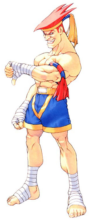 Adon artwork #3, Street Fighter Alpha