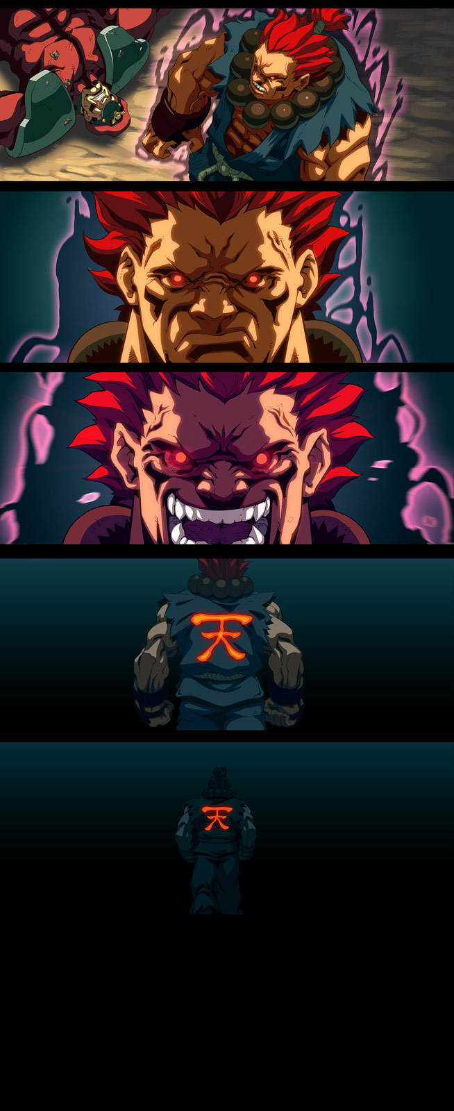 Akuma artwork #7, Super Street Fighter 2 Turbo HD Remix: High resolution