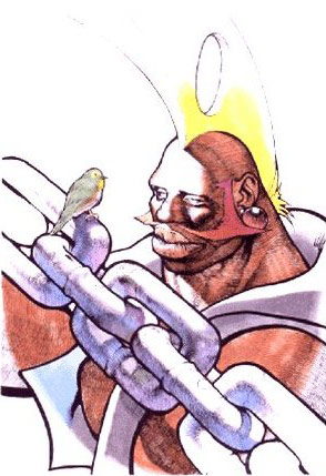 Birdie artwork #2, Street Fighter Alpha