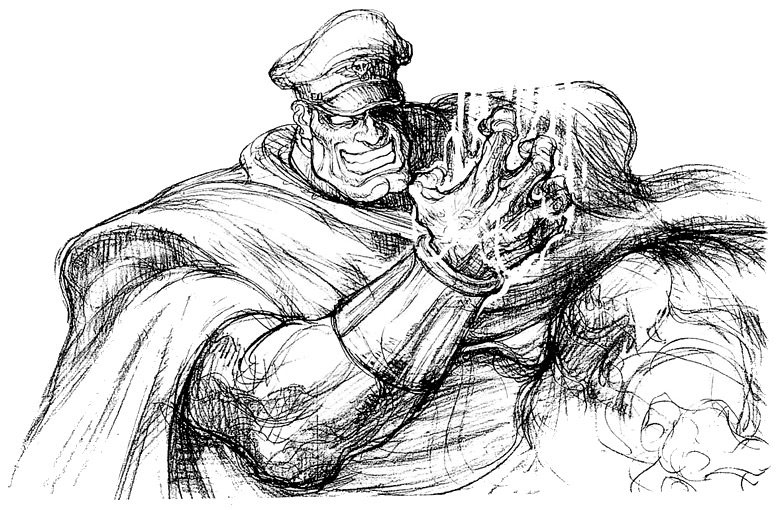 M. Bison artwork #6, Street Fighter 2