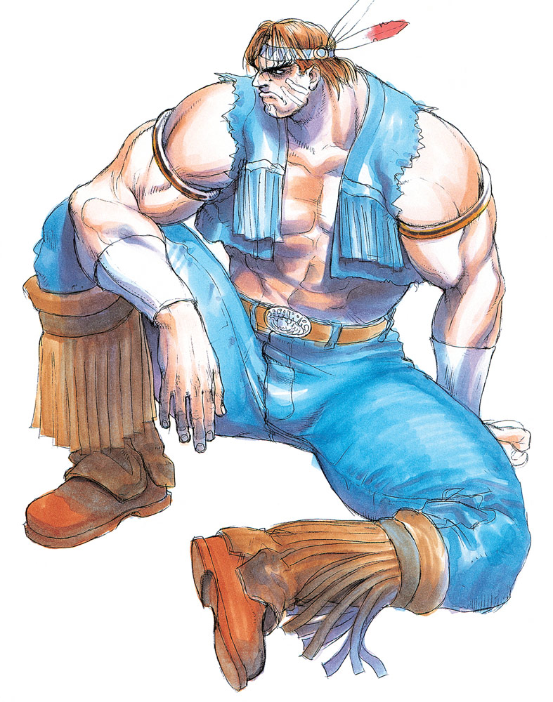 T. Hawk artwork #3, Street Fighter 2