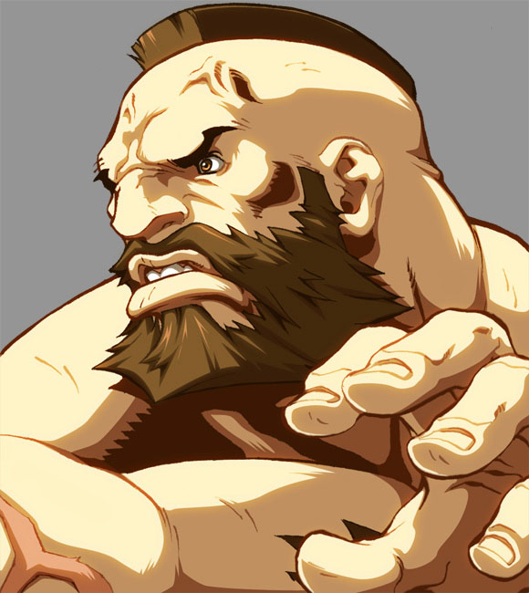 Zangief artwork #1, Super Street Fighter 2 Turbo HD Remix