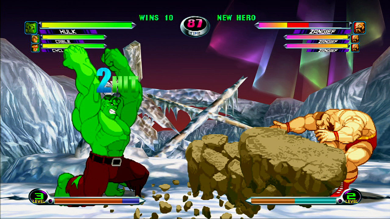 Marvel vs. Capcom 2: Screen capture #1