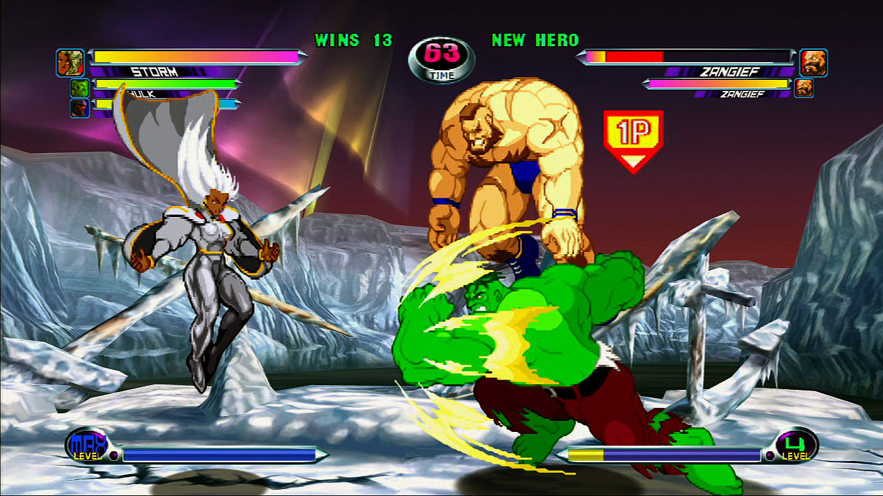 Marvel vs. Capcom 2: Screen capture #6