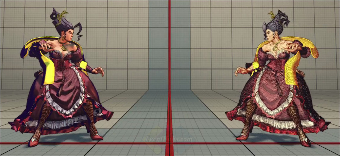 Costume colors for Rose's new alternative SSF4 outfit #6