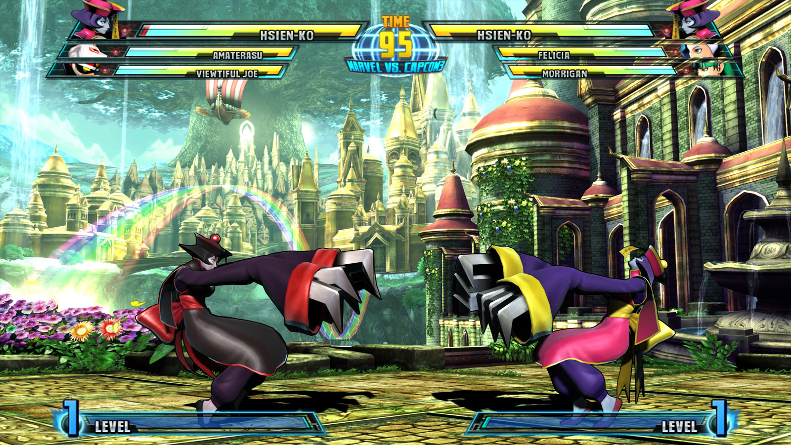 Sentinel and Hsien-Ko Marvel vs. Capcom 3 image #2