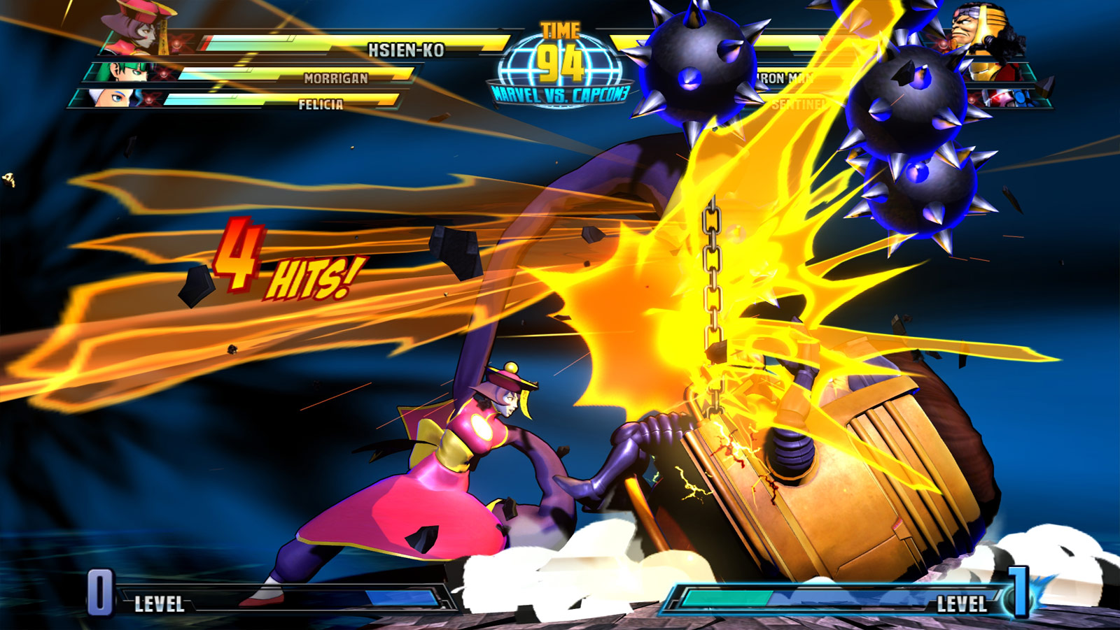 Sentinel and Hsien-Ko Marvel vs. Capcom 3 image #8