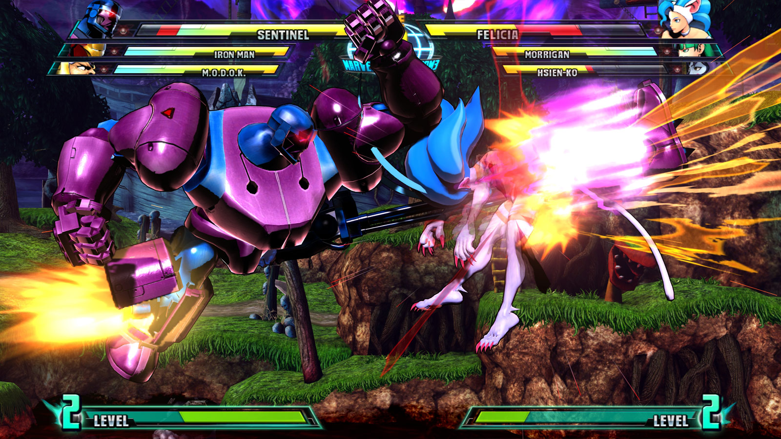 Sentinel and Hsien-Ko Marvel vs. Capcom 3 image #9