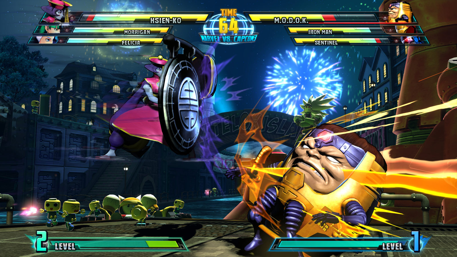 Sentinel and Hsien-Ko Marvel vs. Capcom 3 image #10