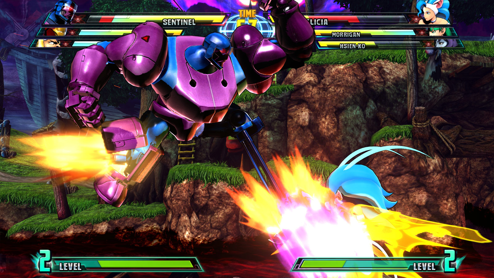 Sentinel and Hsien-Ko Marvel vs. Capcom 3 image #11