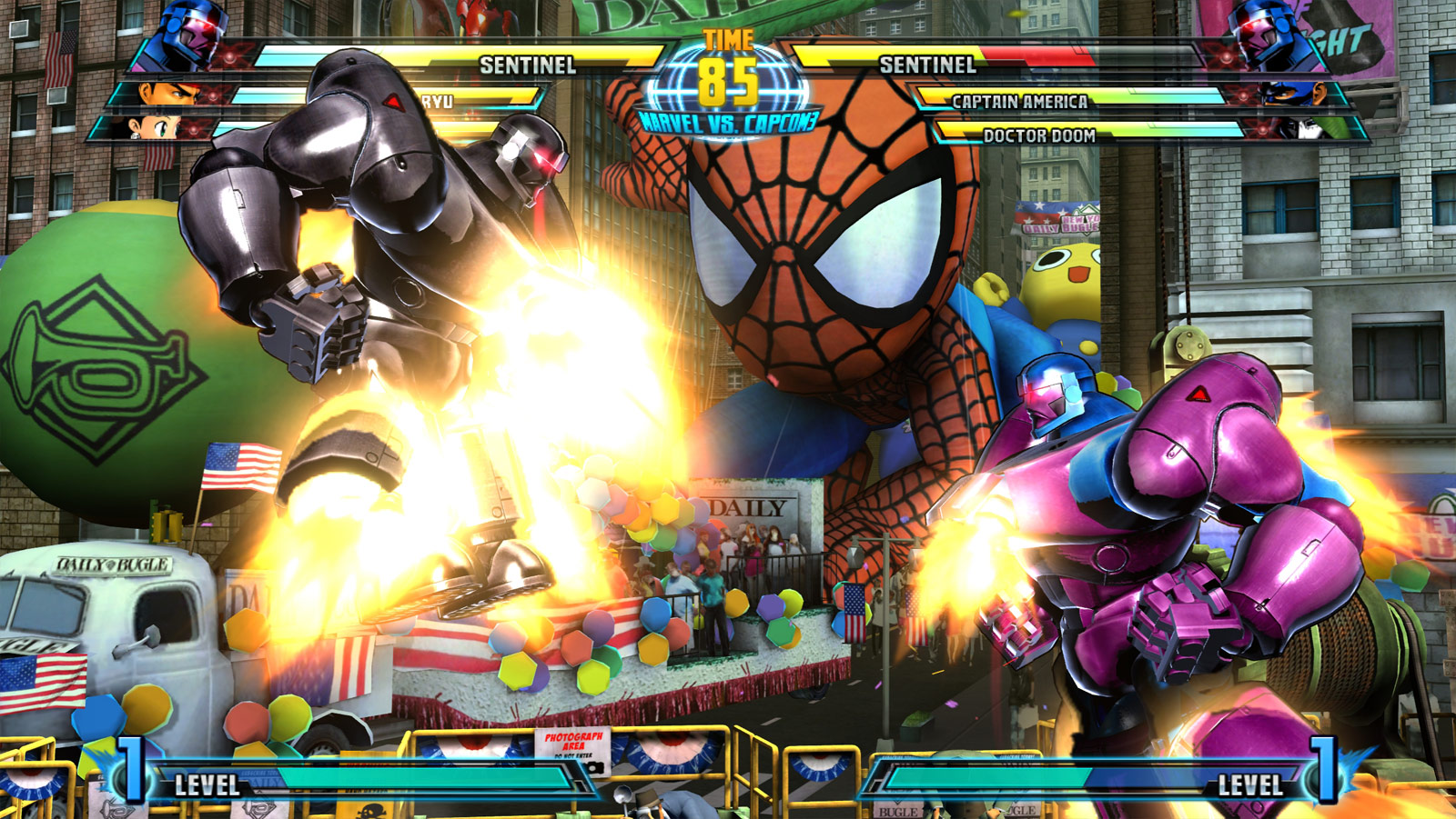 Sentinel and Hsien-Ko Marvel vs. Capcom 3 image #12