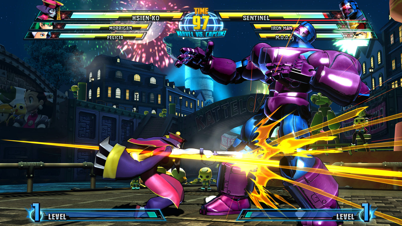 Sentinel and Hsien-Ko Marvel vs. Capcom 3 image #14