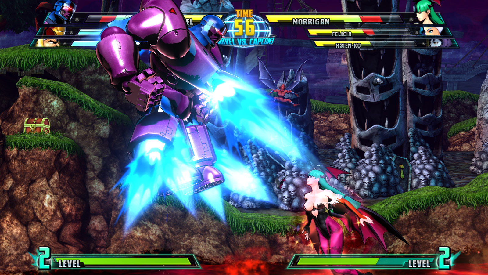 Sentinel and Hsien-Ko Marvel vs. Capcom 3 image #16