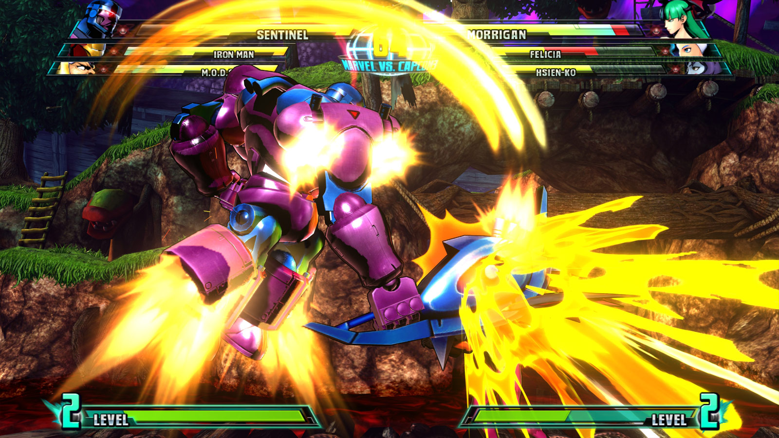 Sentinel and Hsien-Ko Marvel vs. Capcom 3 image #18