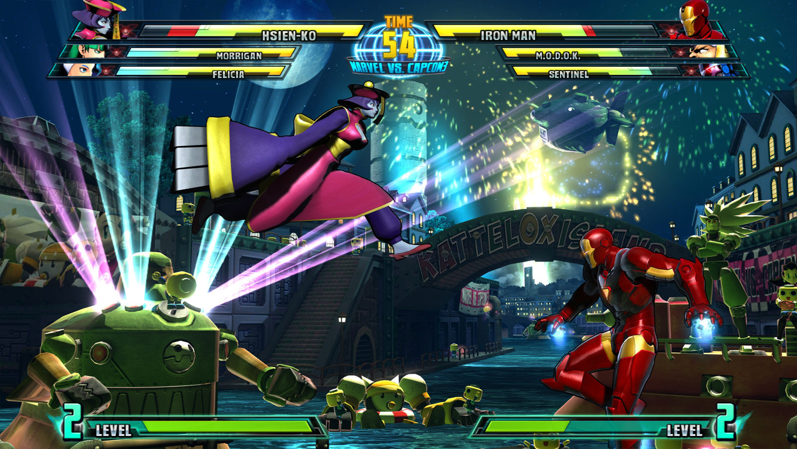 Sentinel and Hsien-Ko Marvel vs. Capcom 3 image #19