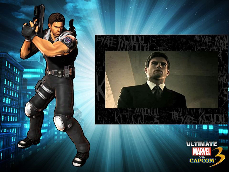 Captain America and Chris Redfield's colors in Ultimate Marvel vs ...