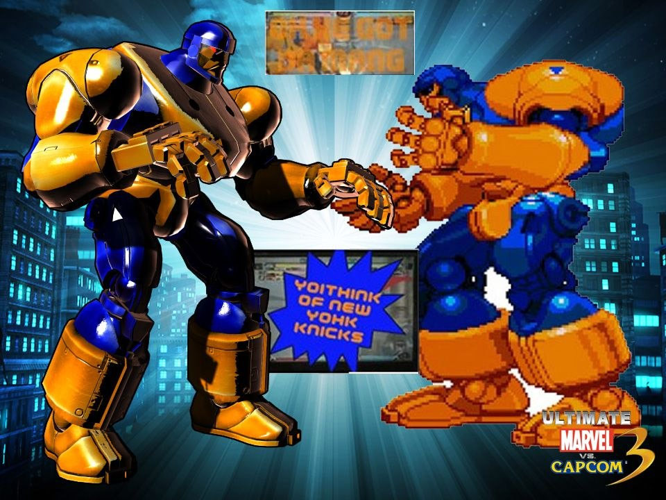 Ryu and Sentinel's colors in Ultimate Marvel vs. Capcom 3 image #4