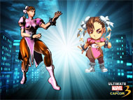 Ultimate Marvel vs. Capcom 3: Chun-Li alternate colors detailed by Capcom