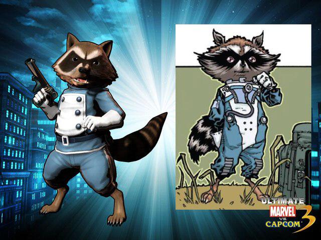 UMvC3 Rocket Raccoon Alternate Color 2