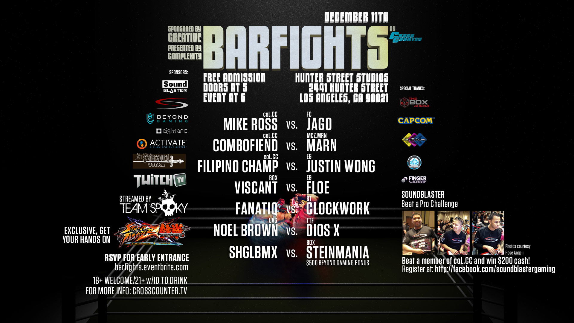 Cross Counter's Bar Fights