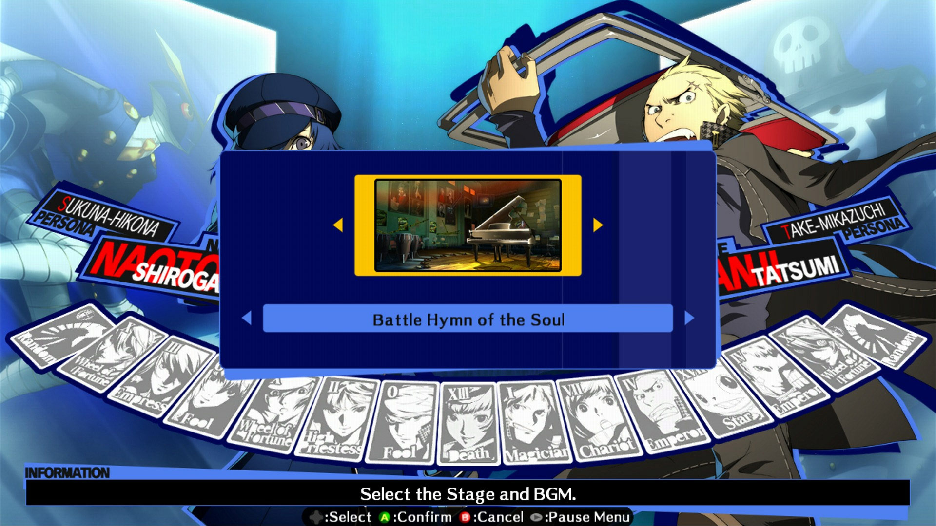 Persona 4: Arena screenshots and controller config #2