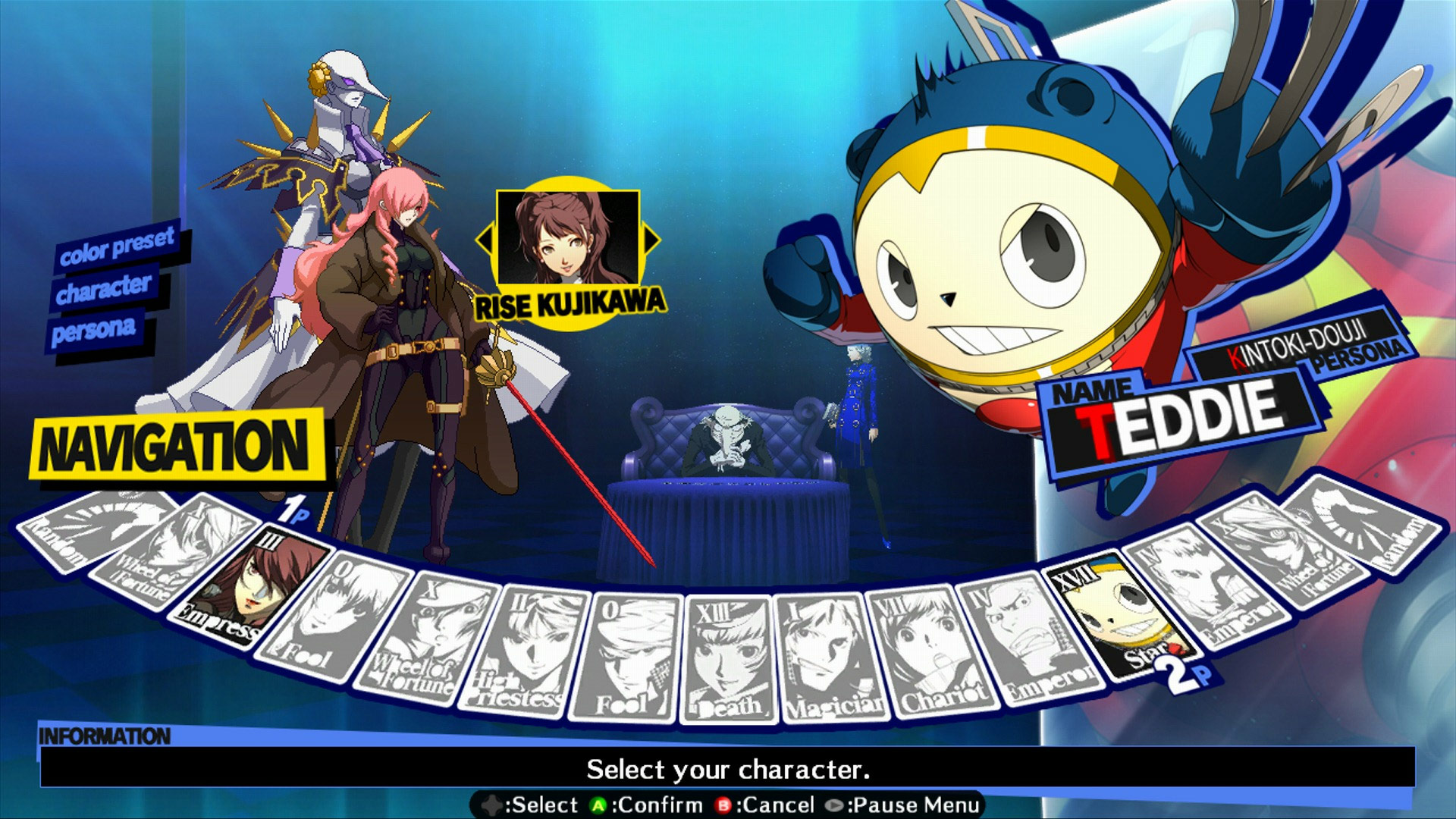 Persona 4: Arena screenshots and controller config #3