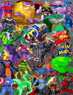 Ultimate Marvel vs. Capcom 3 sprites from Steamboy33