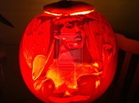Halloween spirit: Fighting game pumpkin carvings