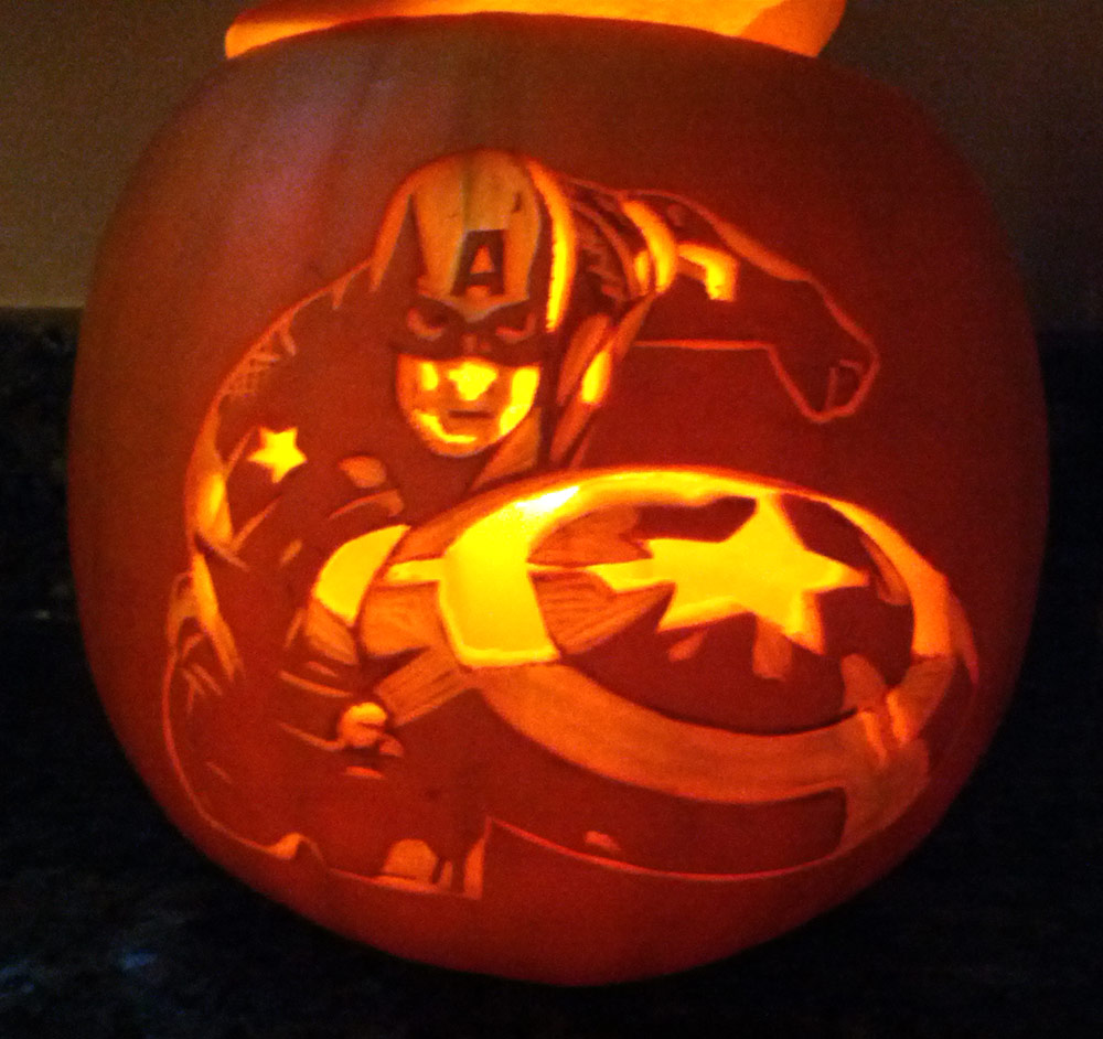 Fighting game pumpkin carvings image #14
