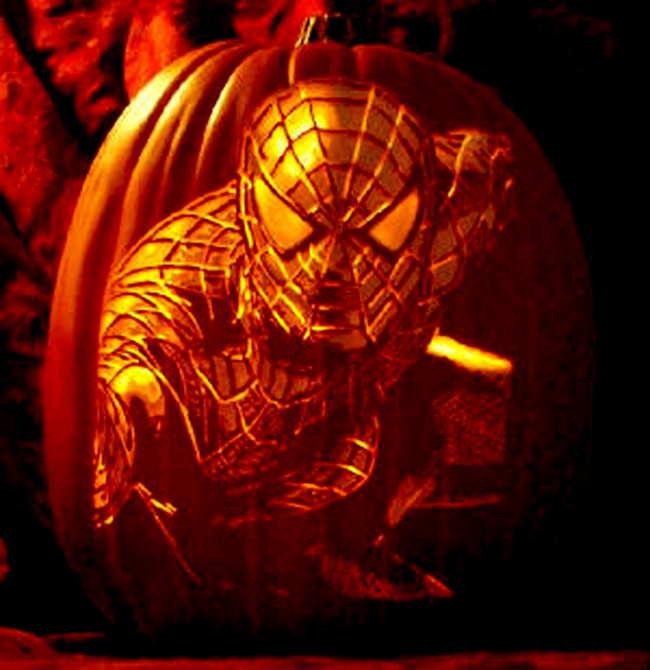 Fighting game pumpkin carvings image #15
