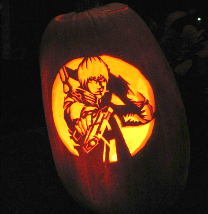 Fighting game pumpkin carvings image #16