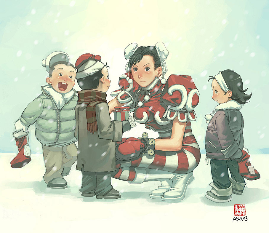 Christmas themed fighting game artwork, cosplay and more image #1