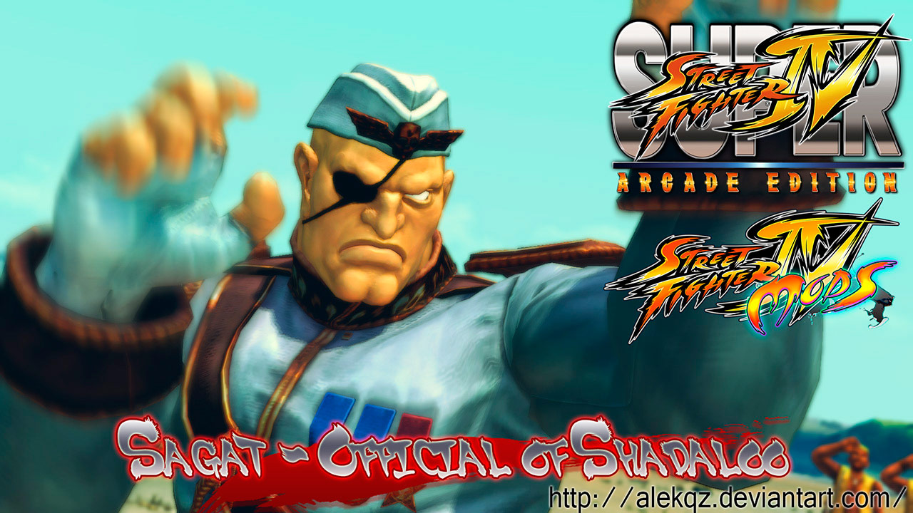 Great Cathedral stage, Shadowloo army Balrog and Sagat PC mods, image #1