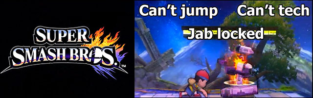 Can't vector, can't tech, can't air dodge, can't jump... My Smash ...