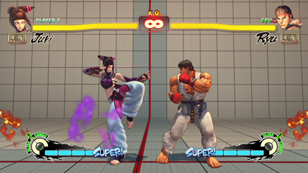Evil Ryu's Sunset Fireball, Poison's Honey Trap anti-air; Omega Mode ...