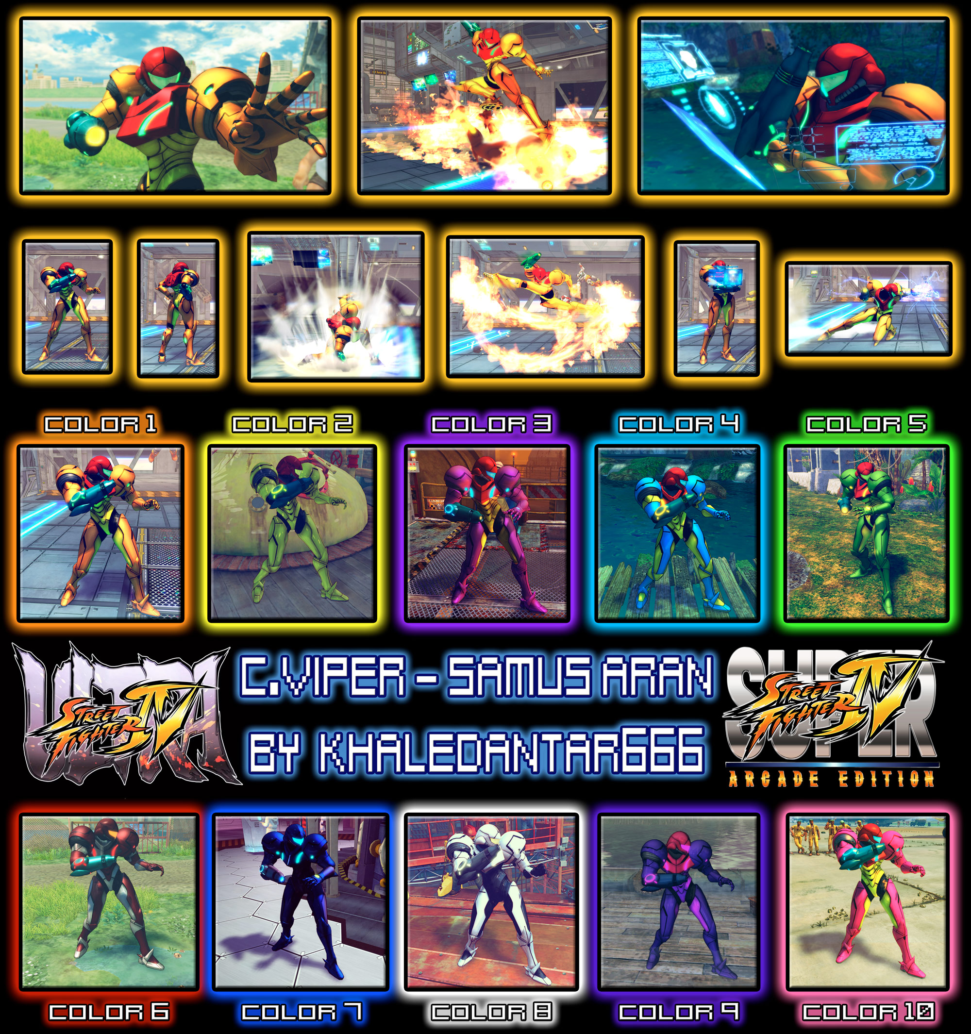 Samus, Deathstroke, The Hulk, and more USF4 PC mods #1