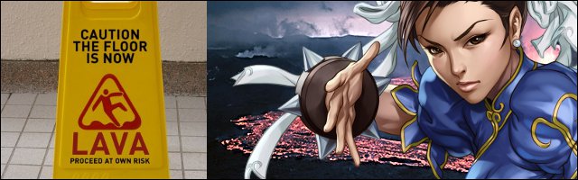 If the floor was lava, Third Strike's Chun-Li and Gill would be safe in ...