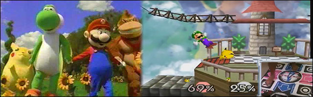 This guy can play Super Smash Bros. on a Dance Dance Revolution mat