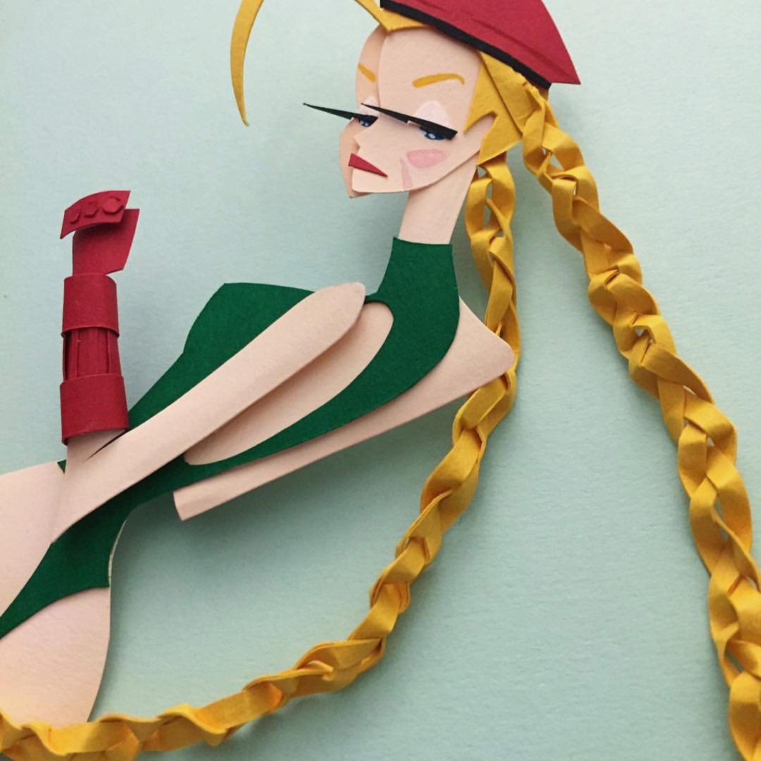 Fighting game paper sculptures 1 out of 7 image gallery