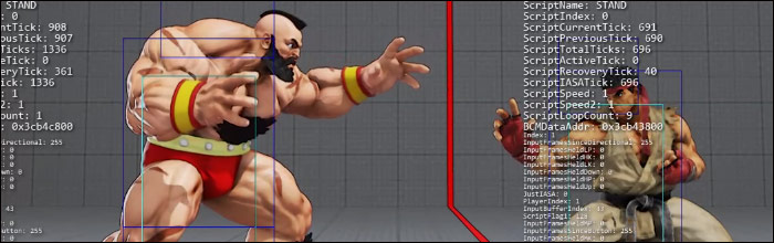 Street Fighter 5 hit/hurtboxes aren't tied to character animations ...