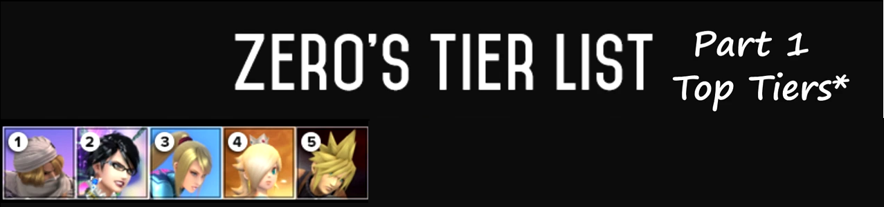 ZeRo Top Tier List