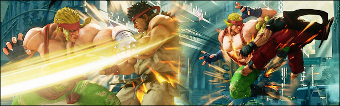 Alex does five forward heavy punches in one combo, three clotheslines ...