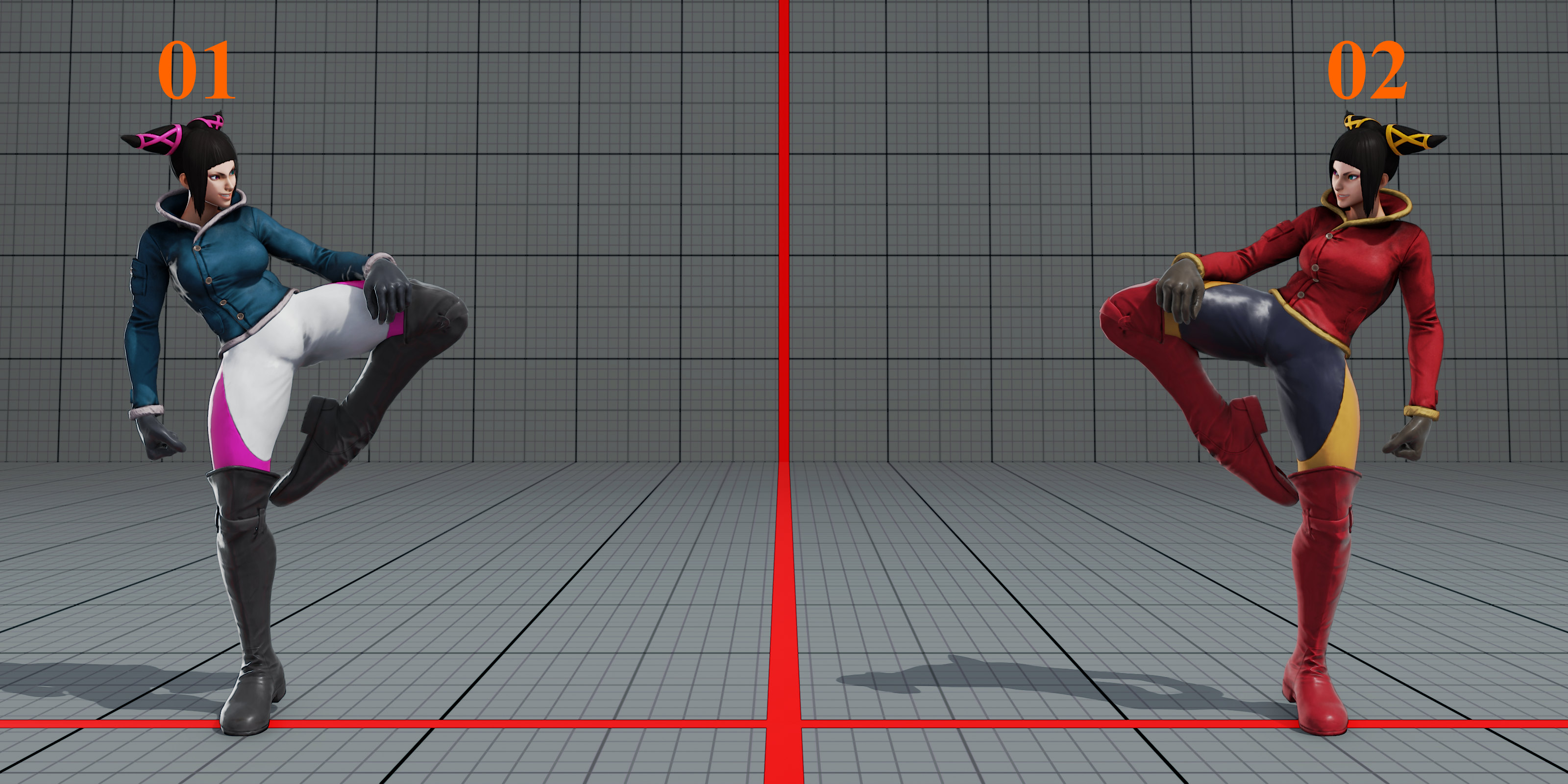 Juri Story Mode Costume and Premium Costume Colors 1 out of 10 image ...