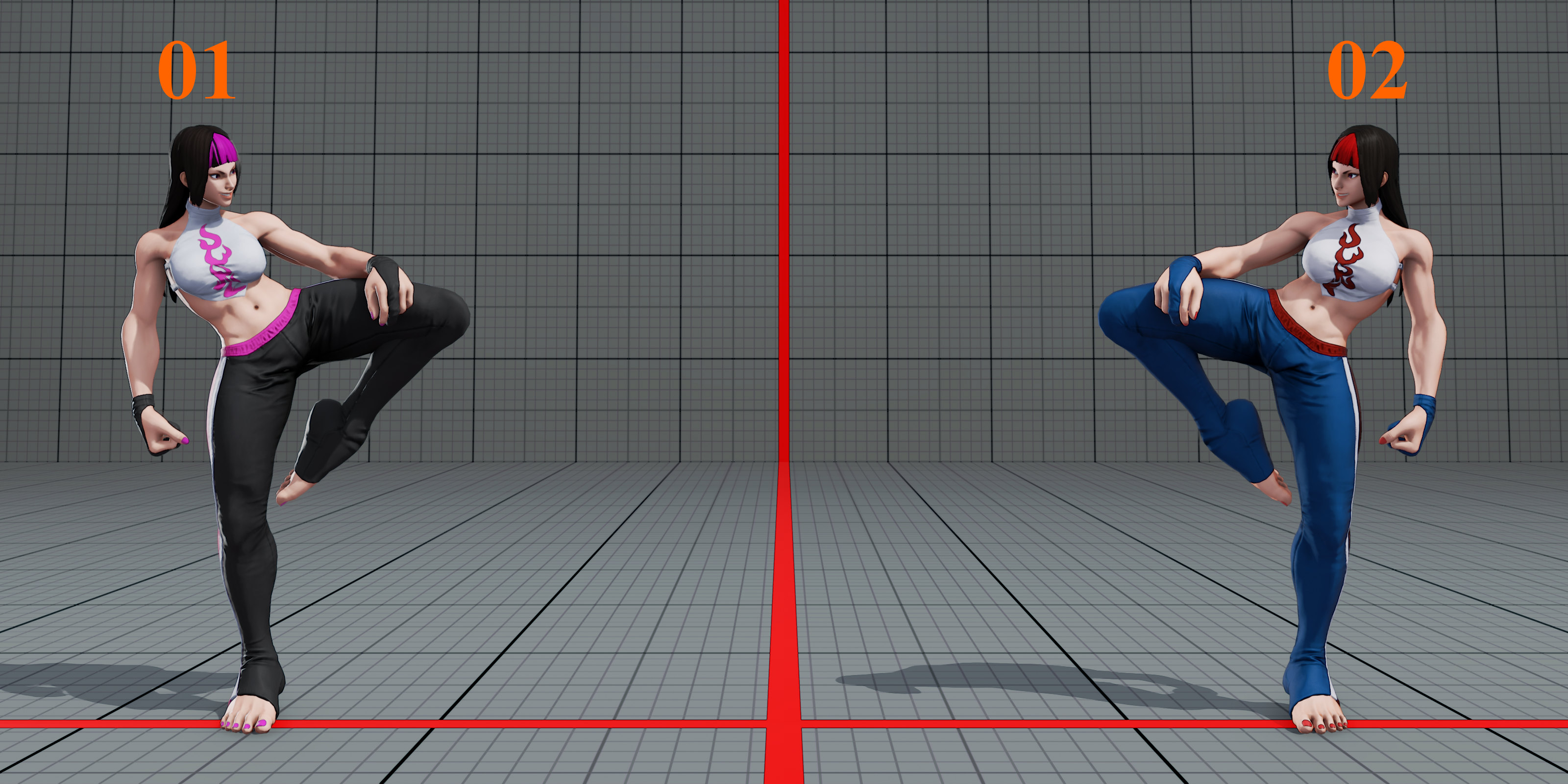 Juri Story Mode Costume and Premium Costume Colors 6 out of 10 image ...