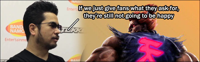 We don't take comments at face value says Harada - most of the times ...