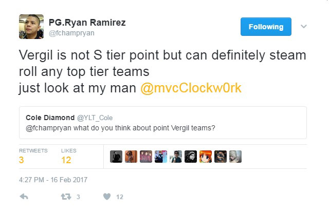 Filipino Champ's Ultimate Marvel vs. Capcom 3 tweets 4 out of 6 image ...