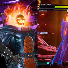 Dormammu and Ghost Rider Marvel vs. Capcom: Infinite gameplay footage ...