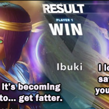 Menat warns Akuma about his power, compares Urien to the Jack card ...