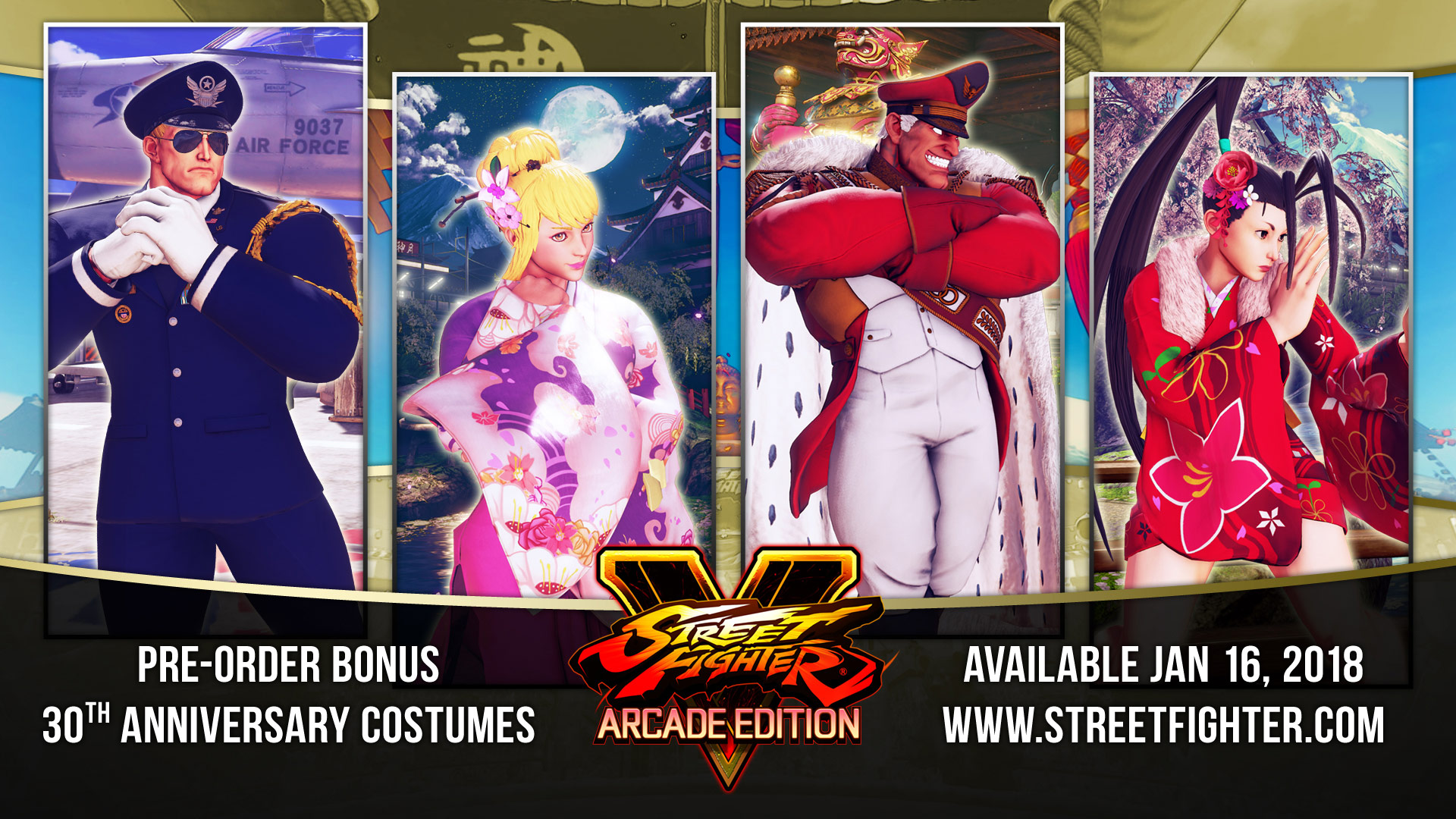 Nostalgia and 30th Anniversary costumes in Street Fighter 5 2 out of 2 ...