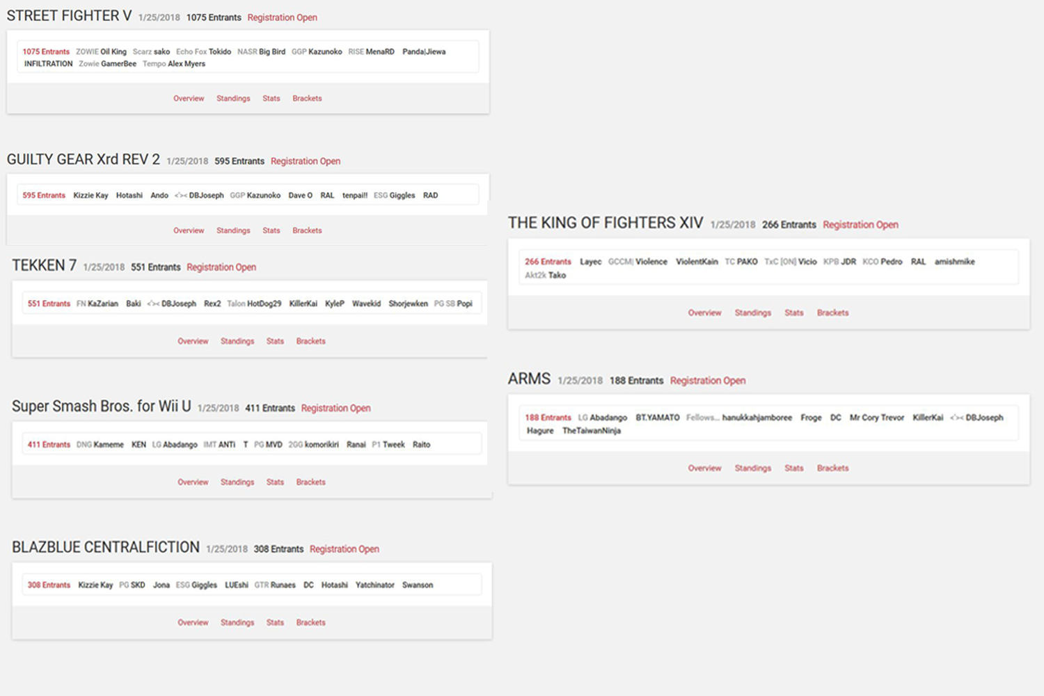 EVO Japan Reg 1 out of 1 image gallery